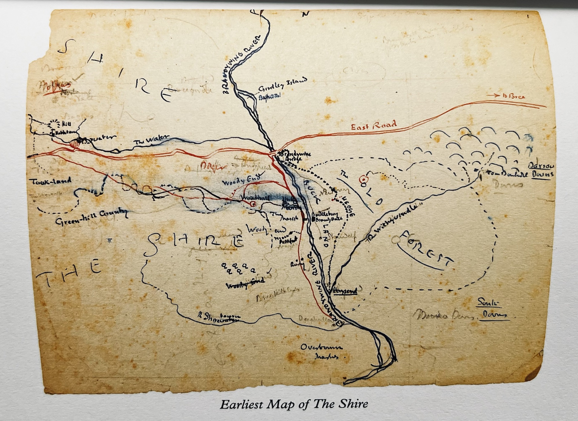 Map from the hobbit